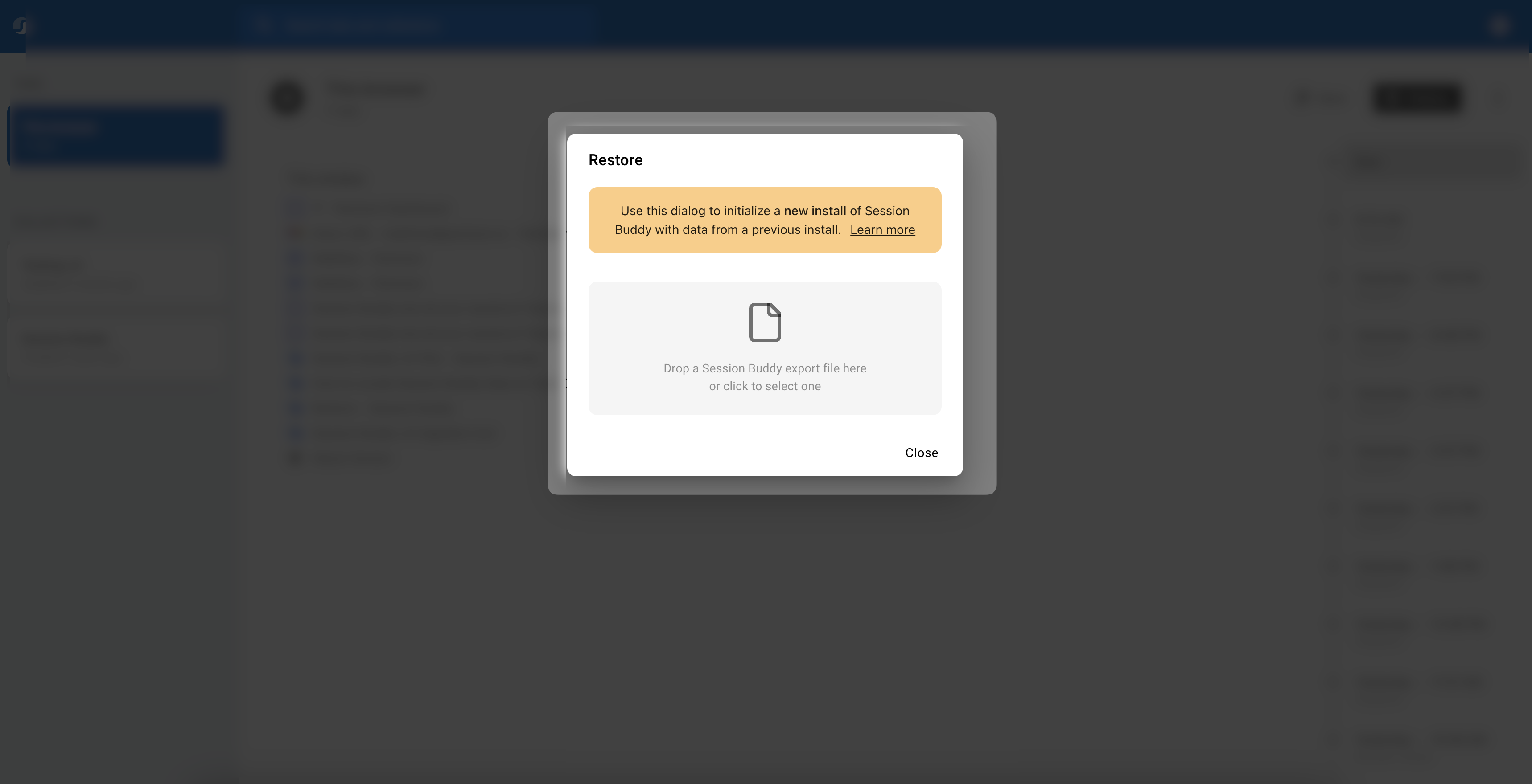 Session Buddy lost all your sessions? How to recover sessions from Session Buddy | Partizion